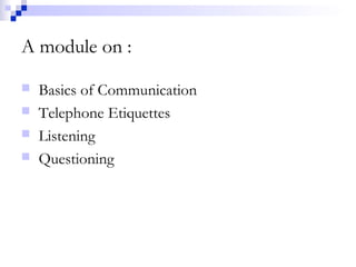 Developing effective communication skills seema | PPT