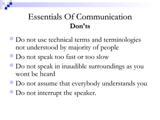 Developing effective communication skills seema | PPT