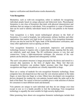 Developing Effective Identification 1 | PDF