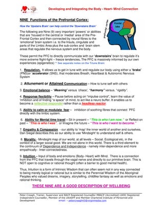 Developing emotional resilience pt 2 the window of tolerance | PDF