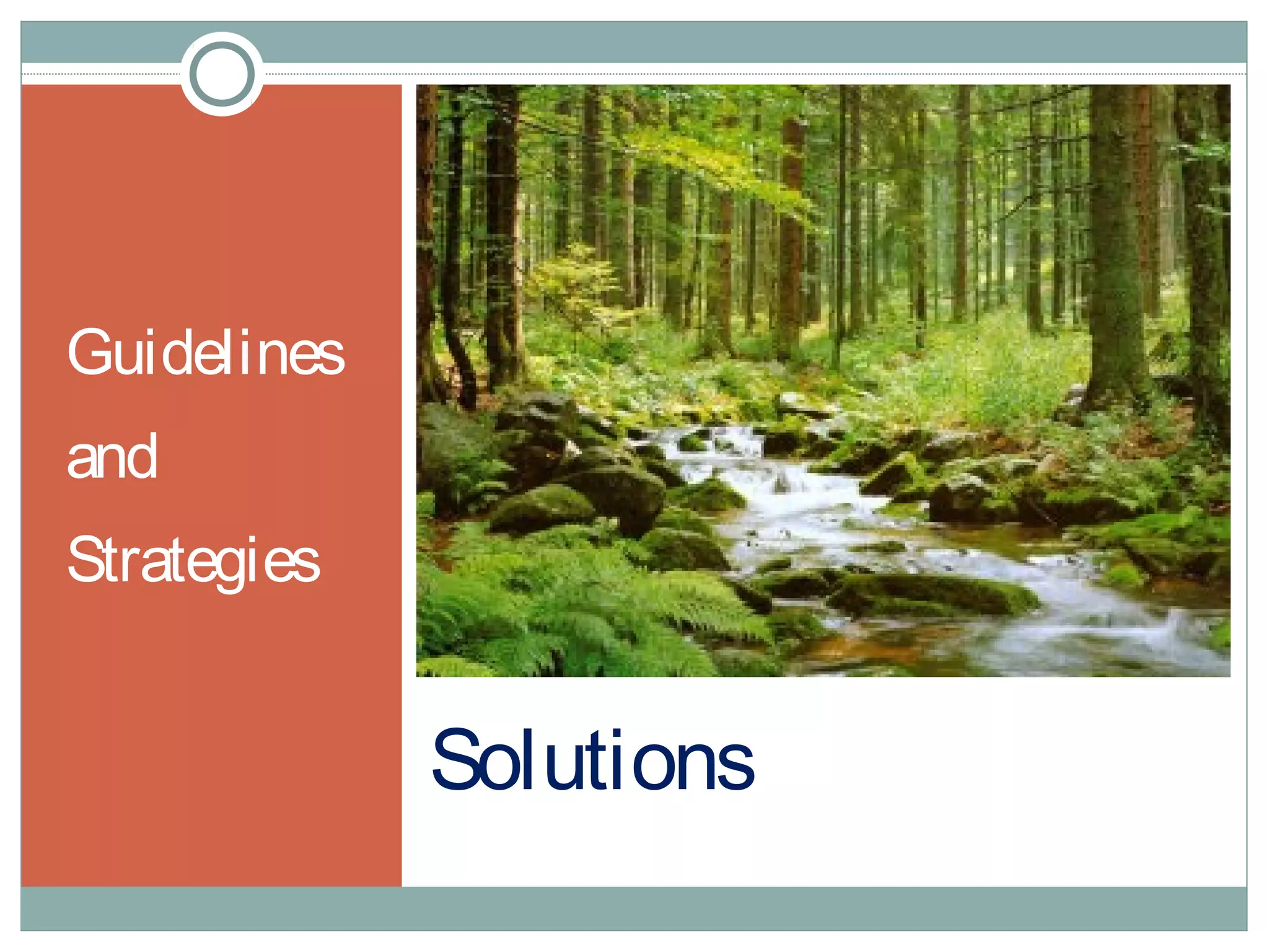 Developing environmentally sustainable societies | PPT