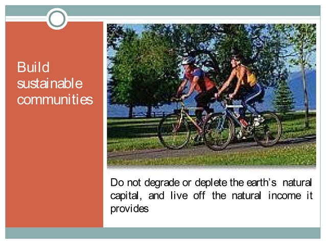 Developing environmentally sustainable societies | PPT