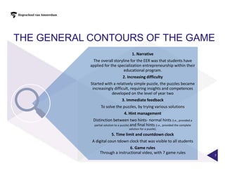 Developing escape rooms for entrepreneurship education | PPT