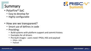 Developing for polar fire soc | PPTX