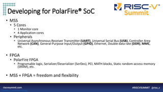 Developing for polar fire soc | PPTX