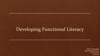Developing functional literacy | PPTX