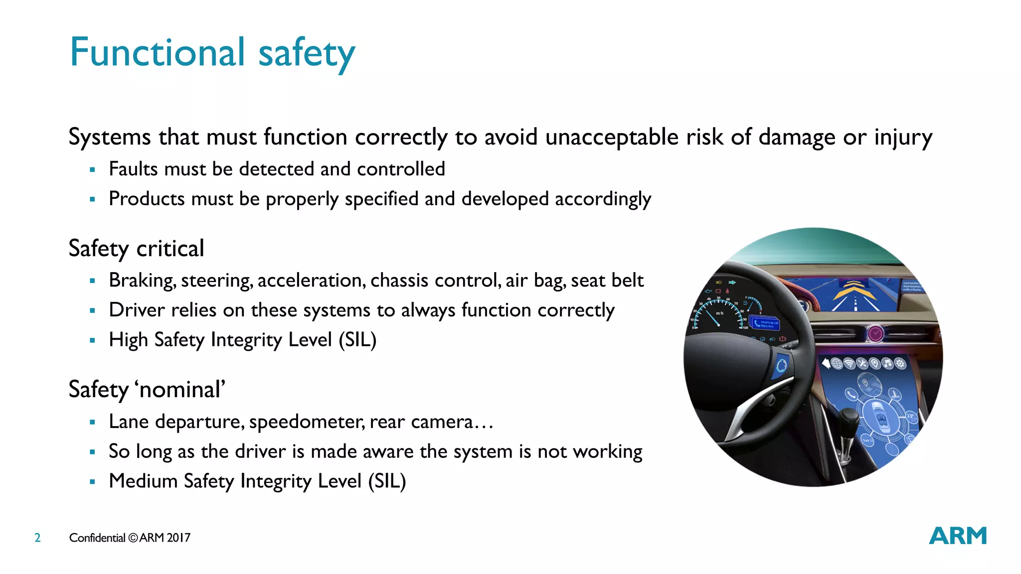Developing functional safety systems with arm architecture solutions stroud | PDF