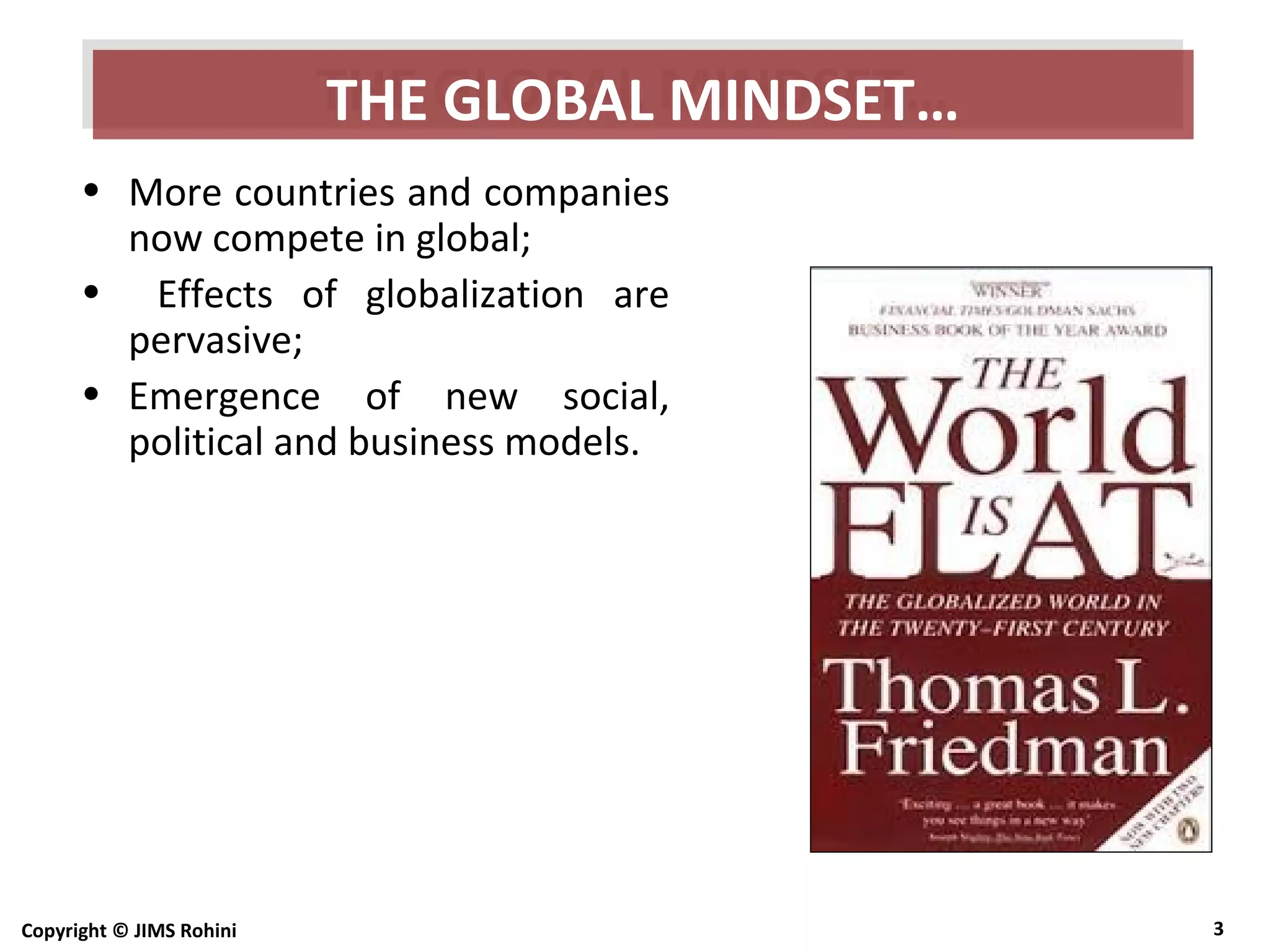 Developing global mindset | PPT