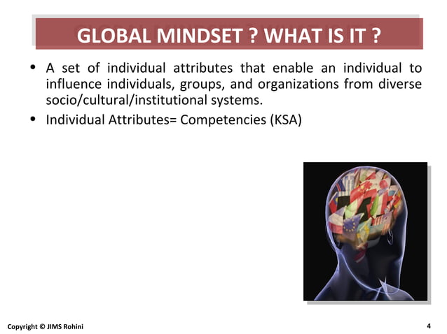 Developing global mindset | PPT