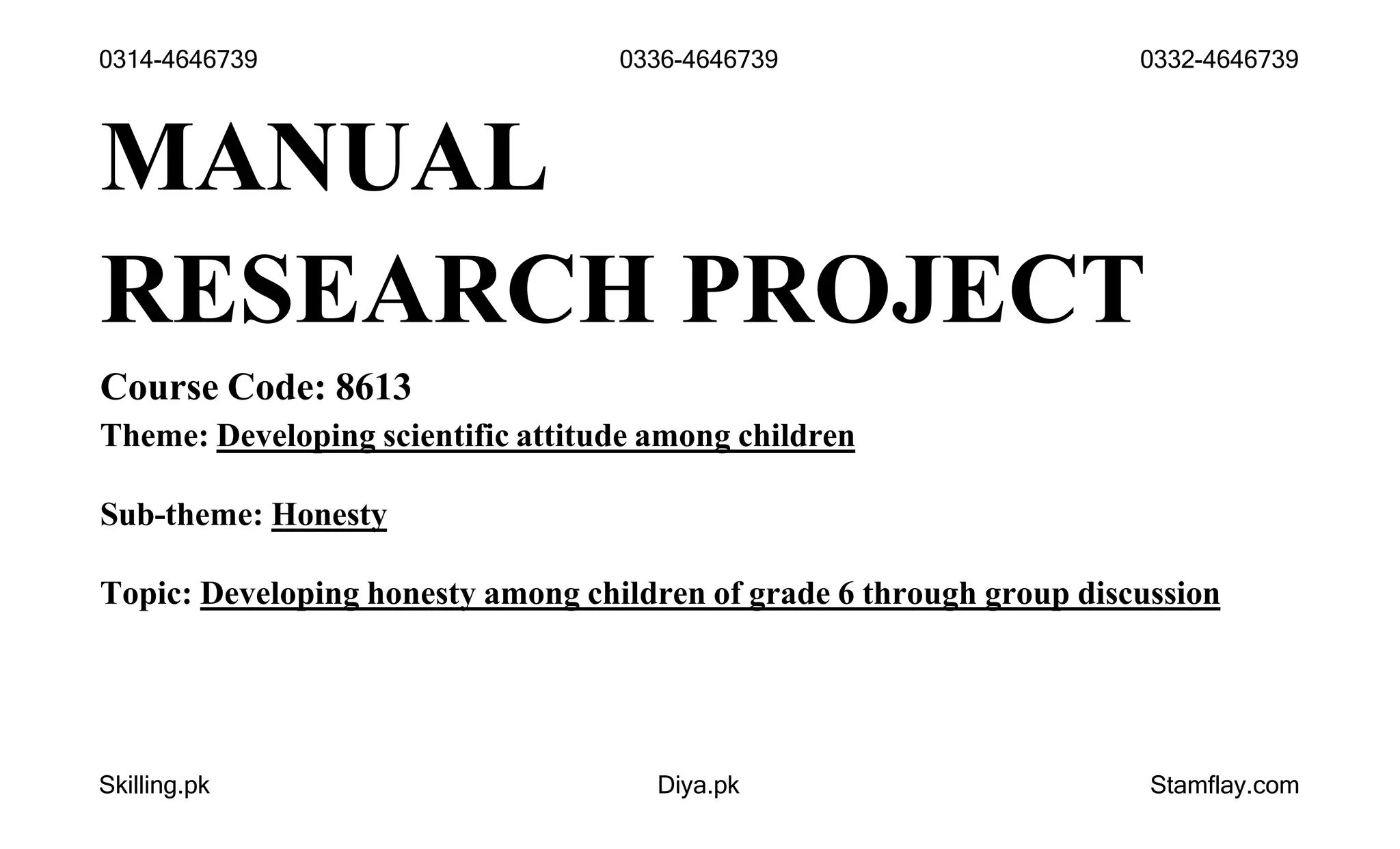 Developing Honesty Among Children Of Grade 6 Through Group Discussion.pptx