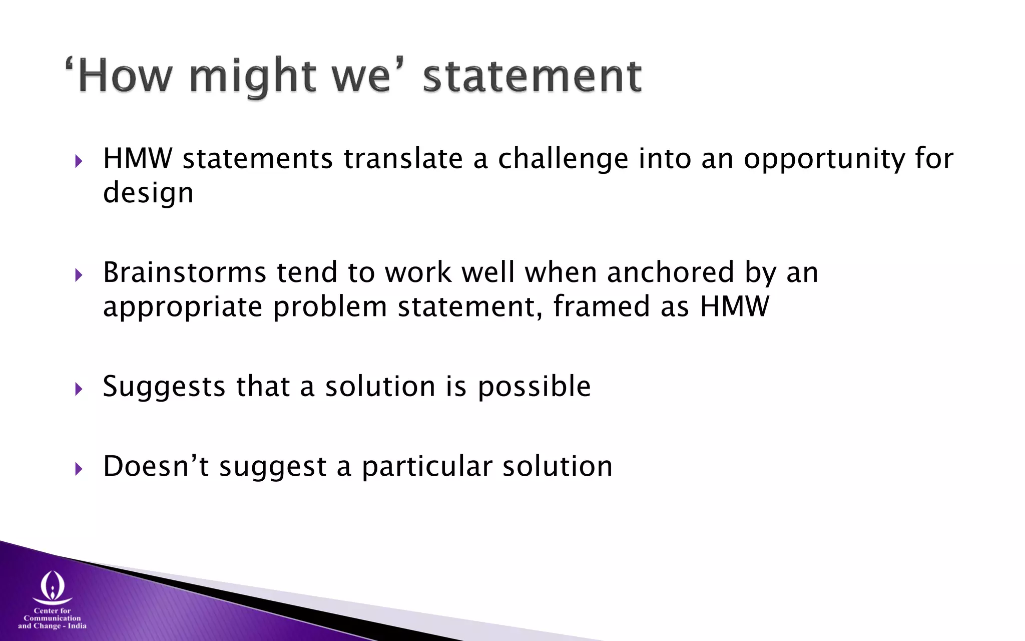 Developing 'how might we' statement 26th aug 2020 | PDF
