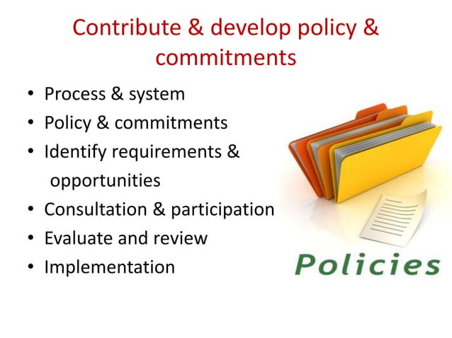 Developing, implementing and maintaining whs management system / OHS ...