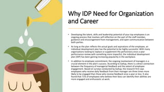 Developing Individual Development Plans (IDP) | PDF