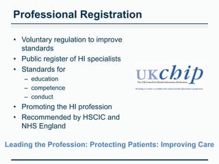 HSCIC: Developing Informatics Skills | PPTX