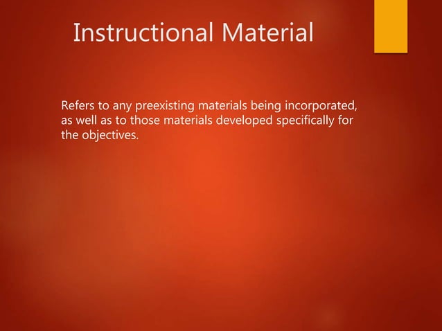 Developing instructional materials | PPT