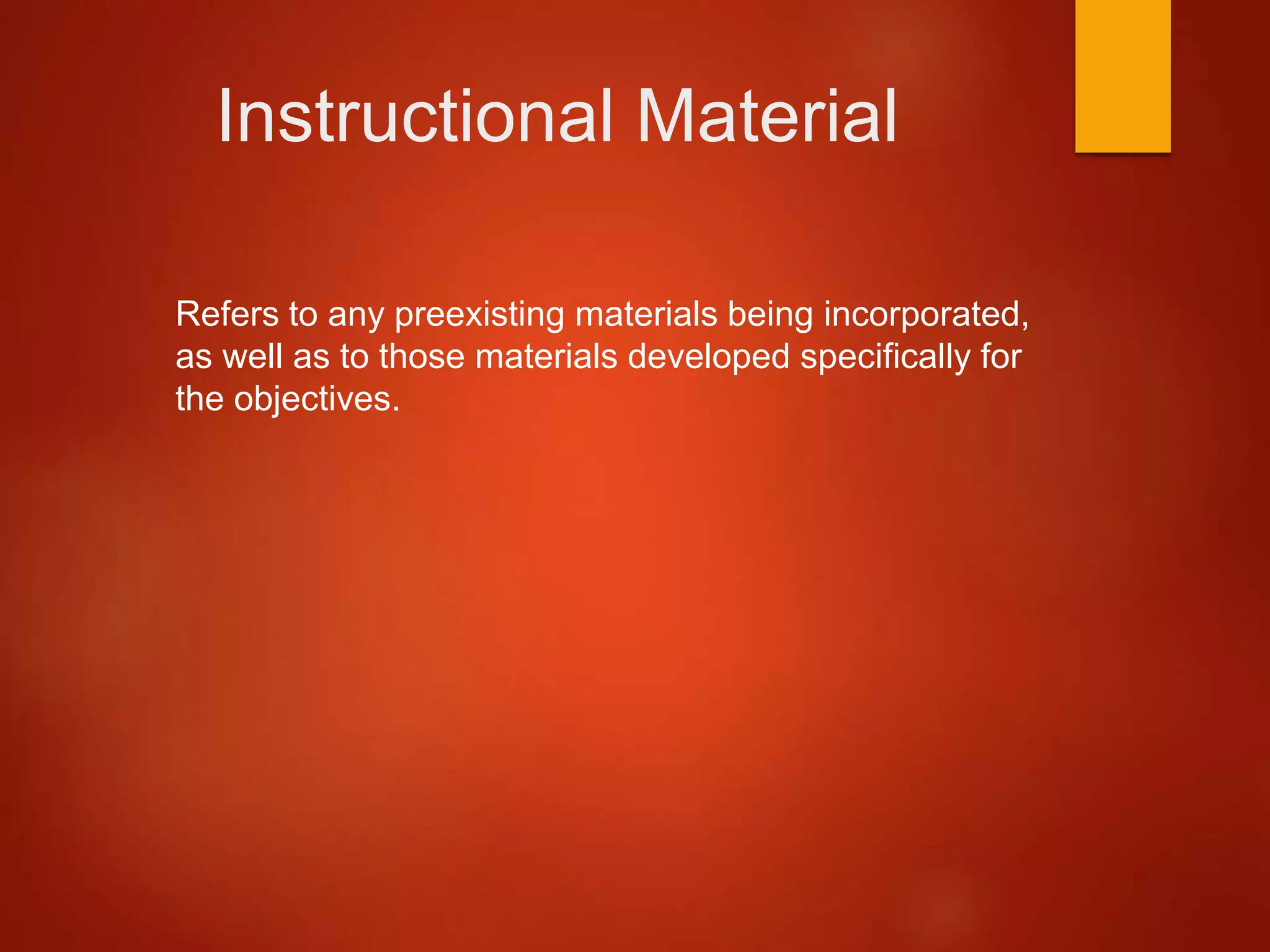 Developing instructional materials | PPT