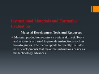 Developing instructional materials | PPTX