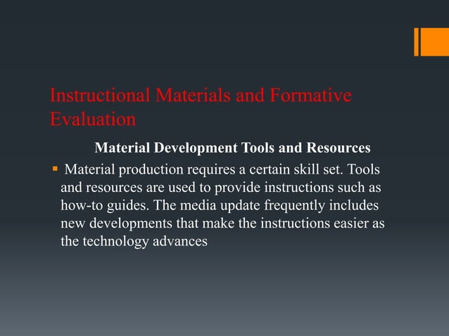 Developing instructional materials | PPTX