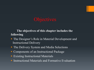 Developing instructional materials | PPTX