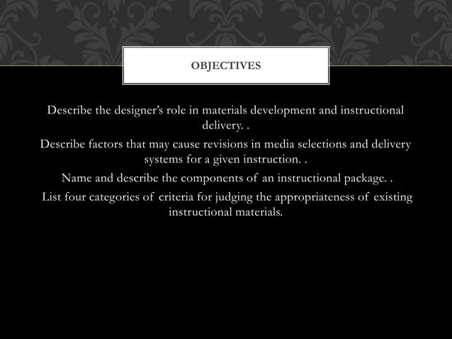 Developing Instructional Materials9 Ppt Free Download