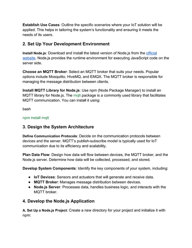 Developing IoT Solutions in Saudi Arabia with Node.js and MQTT | PDF Developing IoT Solutions in Saudi Arabia with Node.js and MQTT | PDF