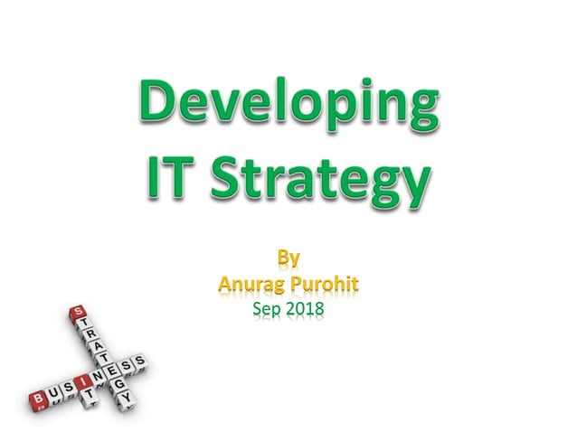 Developing IT strategy | PPT