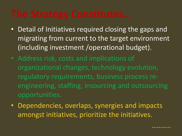 Developing IT strategy | PPT