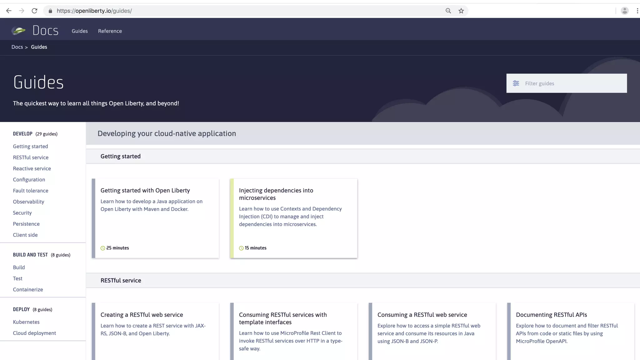 Developing Java Microservices Fast with Open Liberty | PDF