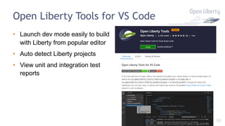 Developing Java Microservices Fast with Open Liberty | PDF