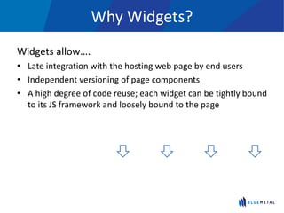 Developing JavaScript Widgets | PPTX