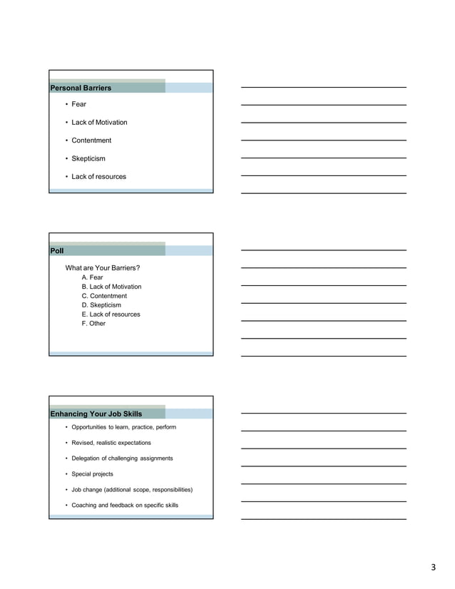 Developing Job Skills | PDF