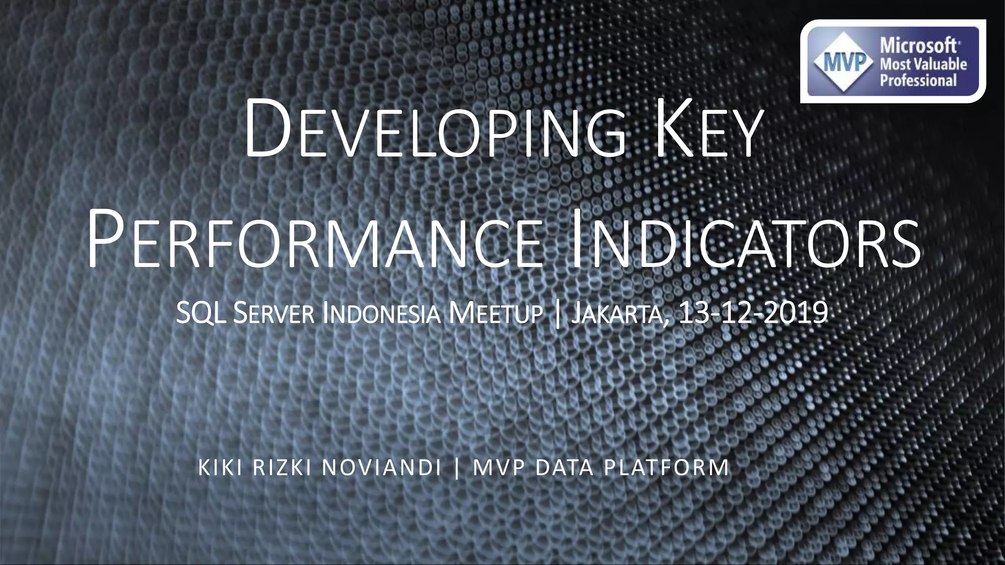 Developing (KPI) Key Performance Indicators | PPTX