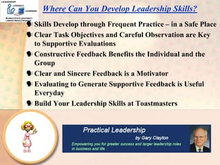 Developing leadership | PPT