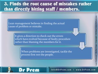 Developing Lean Culture by Dr Prem | DrPrem.com