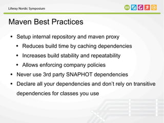 Developing Liferay Plugins with Maven | PPT