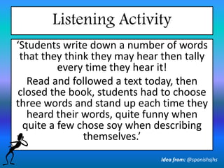 Developing listening skills in MFL | PPT