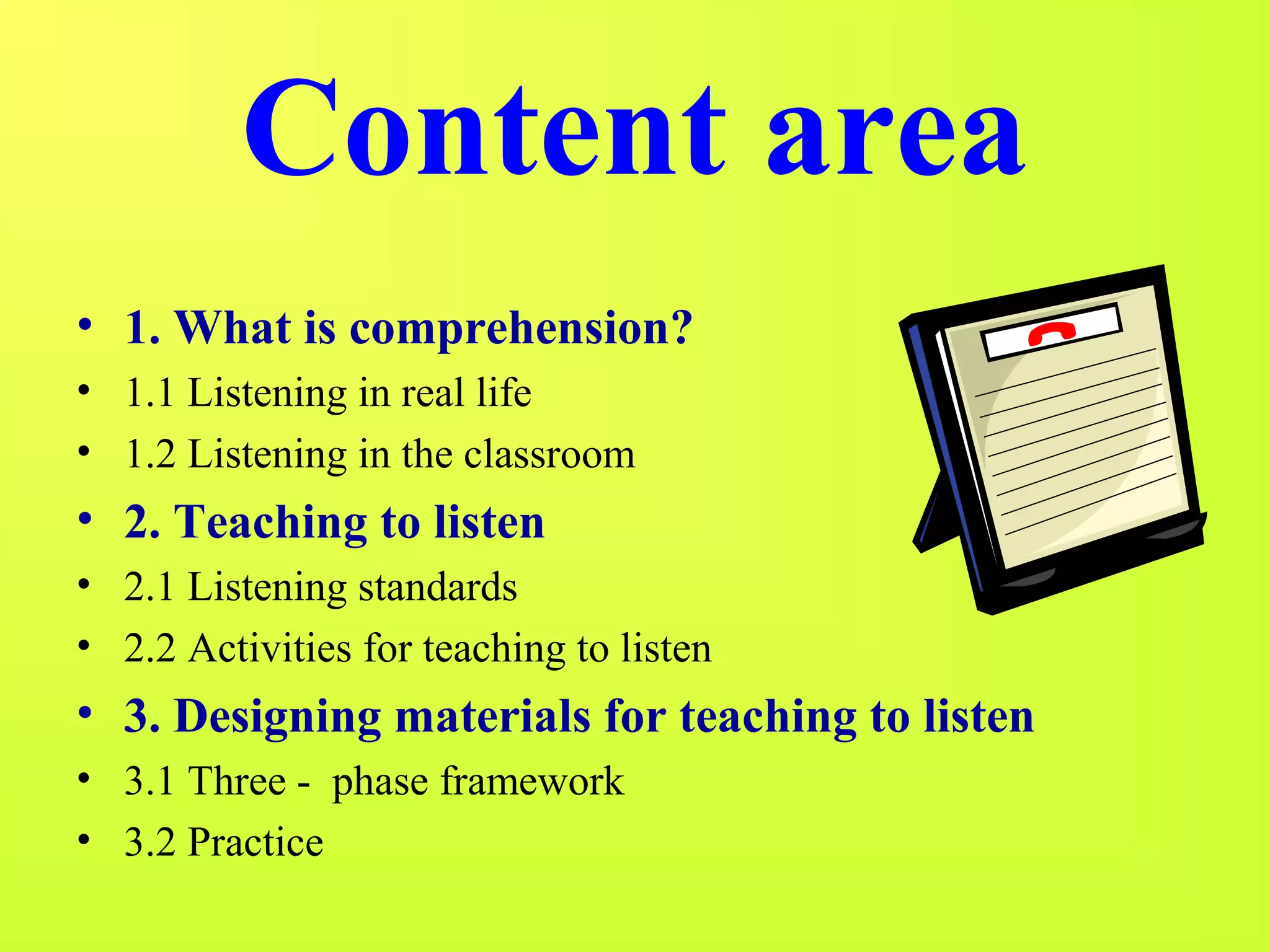 Developing listening skills | PPT