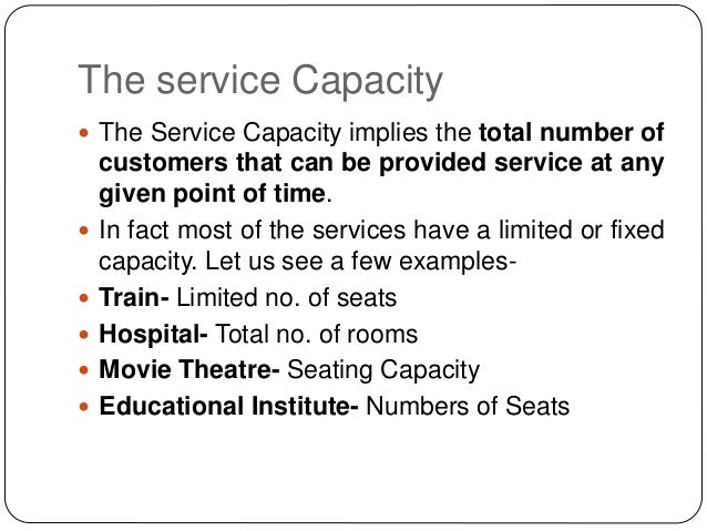 Developing & maintaining demand and capacity