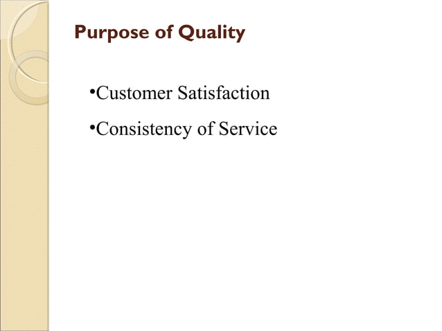 Developing & maintaining service quality | PPT | Business Operations ...