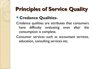 Developing & maintaining service quality | PPT