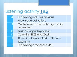 Developing materials clil | PPT
