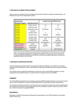 Developing MDR Requirements and Operational Implementation