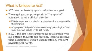 Developing Meaning and Purpose with ACT | PPTX