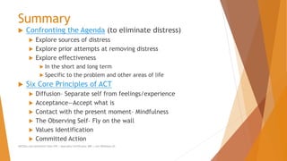 Developing Meaning and Purpose with ACT | PPTX