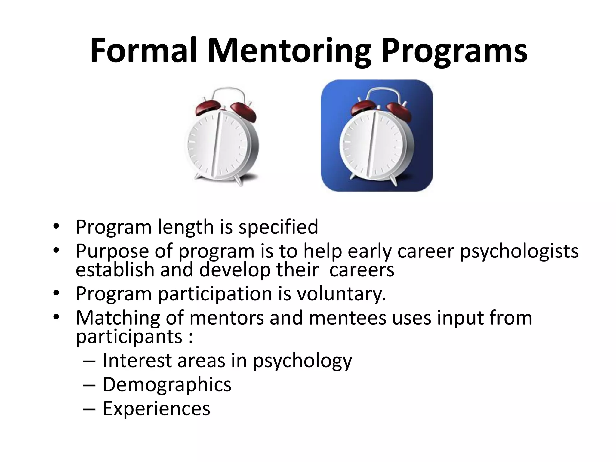 Developing mentoring program | PDF