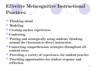 Developing metacognitiveskills | PPT