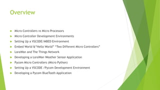 Developing micro controller applications | PPT