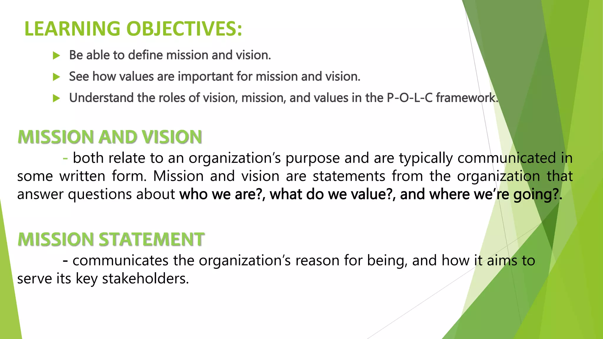 DEVELOPING MISSION,VISION, and VALUES (1).pptx