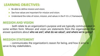 DEVELOPING MISSION,VISION, and VALUES (1).pptx