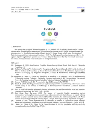 Developing mobile application of interactive english pronunciation ...